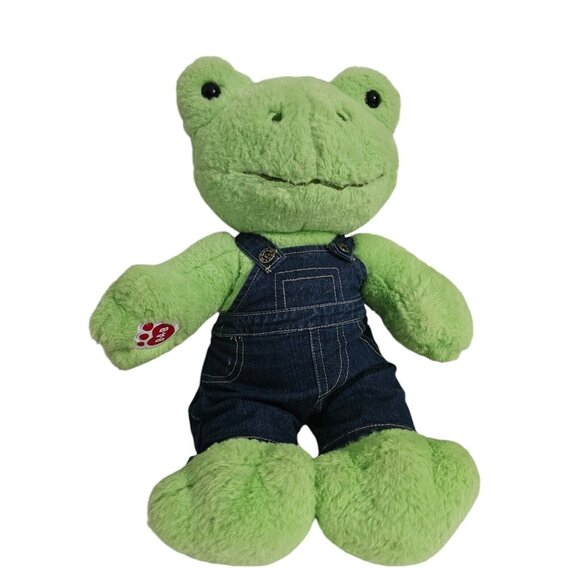 Build-A-Bear | Toys | Build A Bear Frog With Overalls Spring Green 6 ...